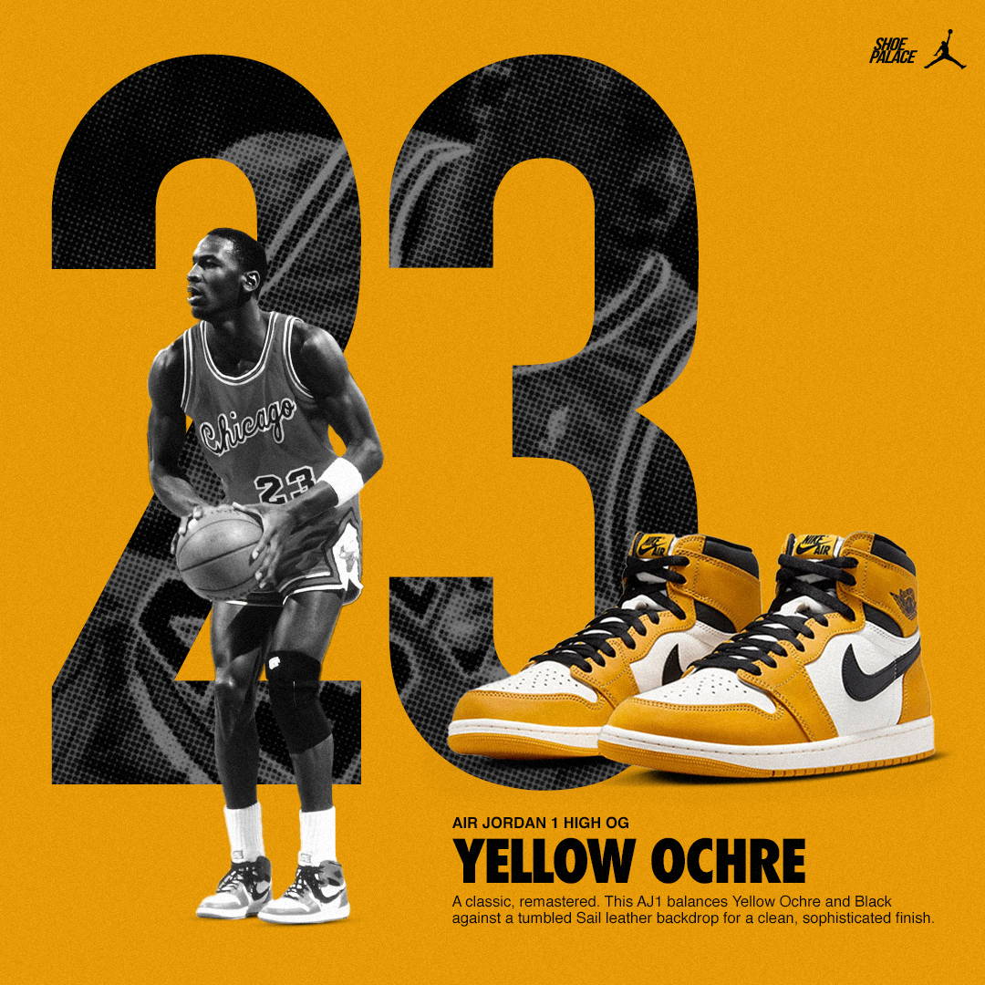 The Air Jordan 1 'Yellow Ochre' | Shoe Palace Blog