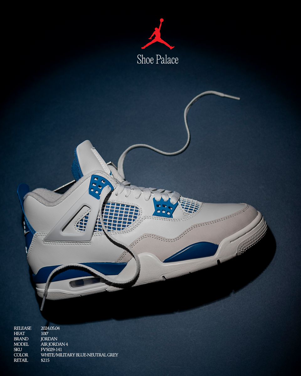 Air Jordan 4 'Industrial Blue' – Shoe Palace