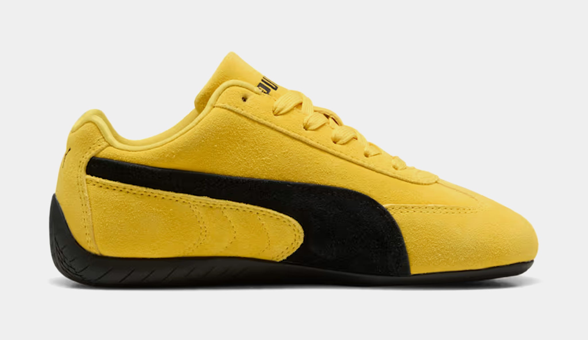 PUMA Speedcat OG Grade School Lifestyle Shoes Pelé Yellow Puma Black ...