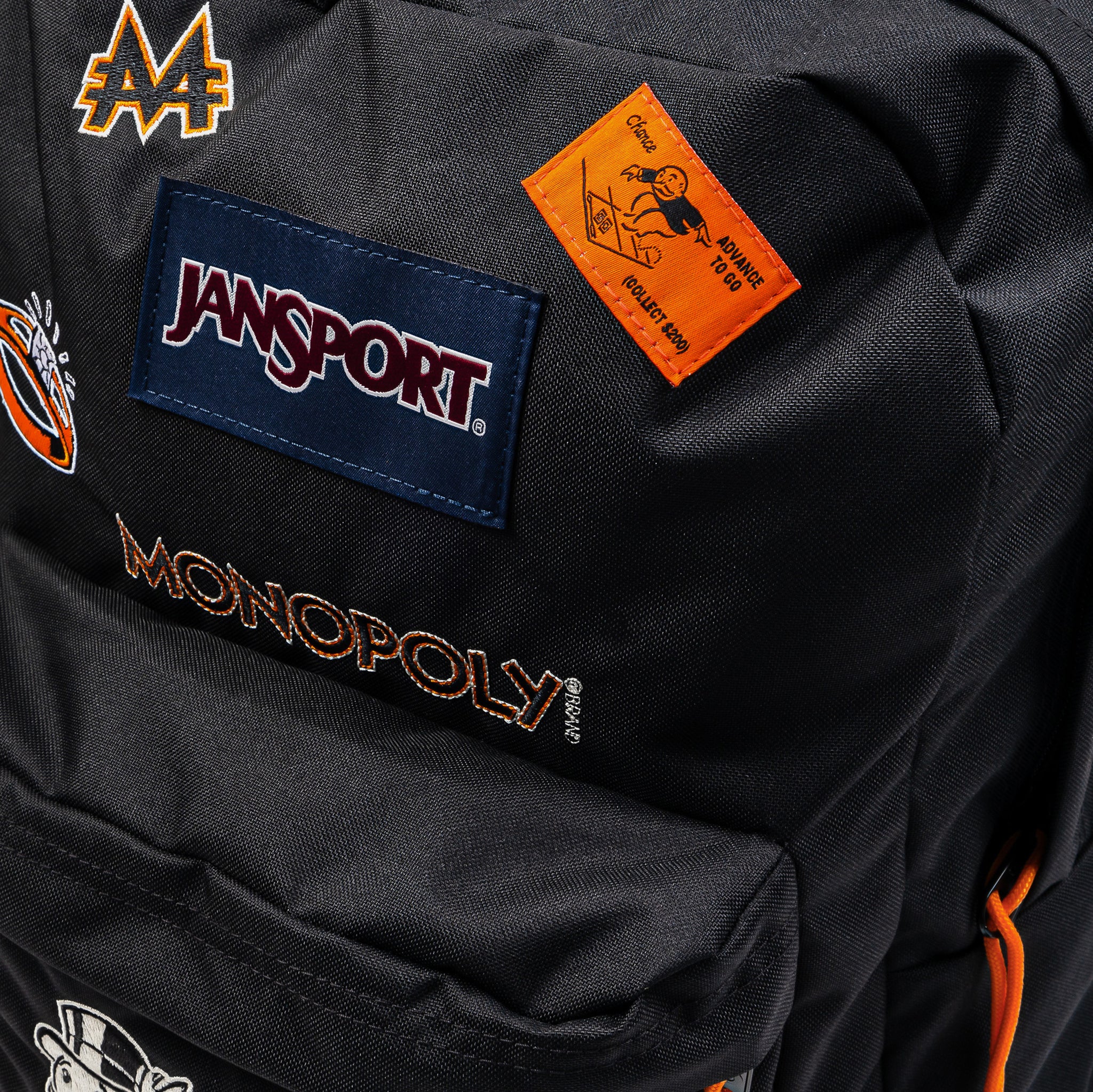 JANSPORT Shoe Palace x Jansport x Monopoly Chance Mens Backpack Black ...