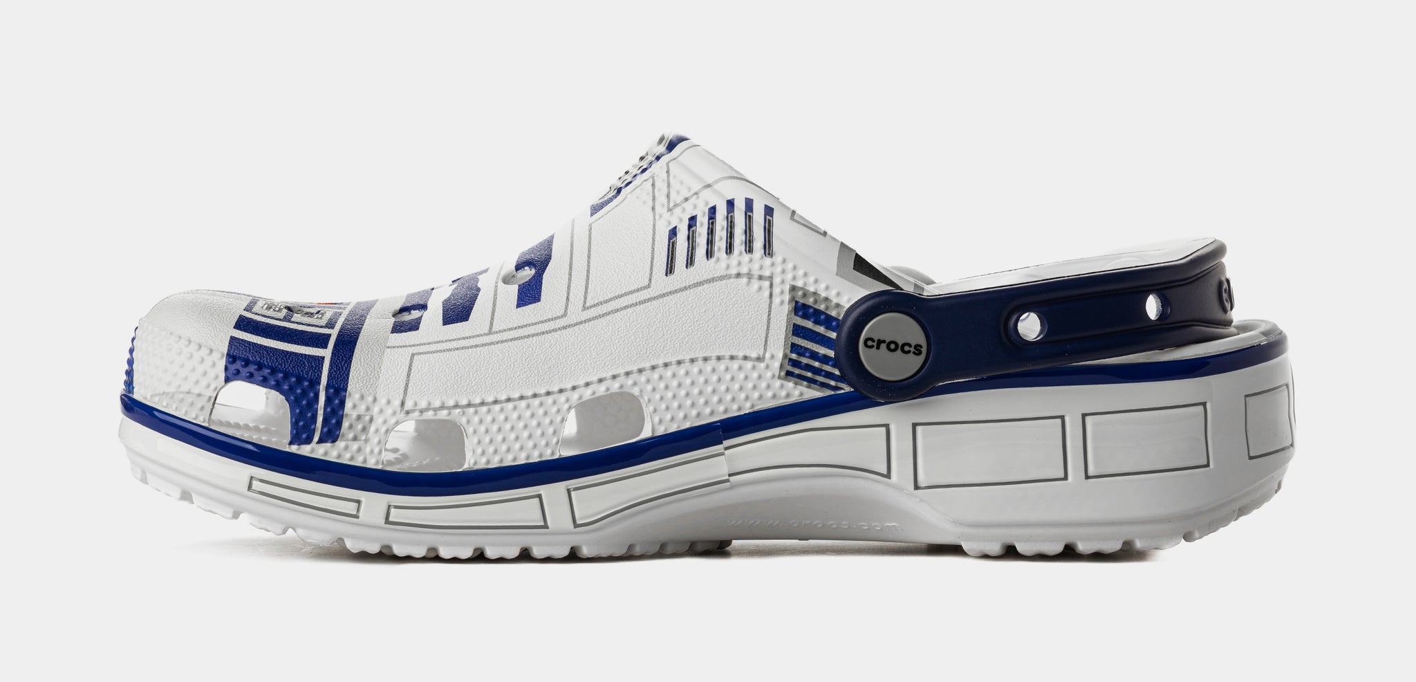 Crocs Star Wars R2-D2 Classic Clog Mens Lifestyle Sandals White Blue ...