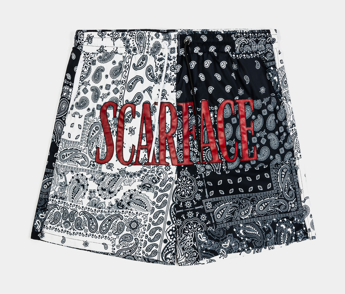 Shoe Palace SP x Scarface Split Hybrid Mens Shorts Black Red SFHS606 ...