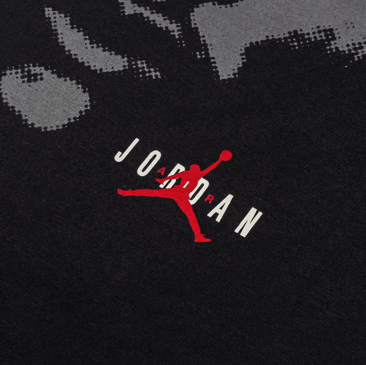 Jordan Gel Reflective 1985 Mens Short Sleeve Shirt Noir Gym Red HV5091 ...