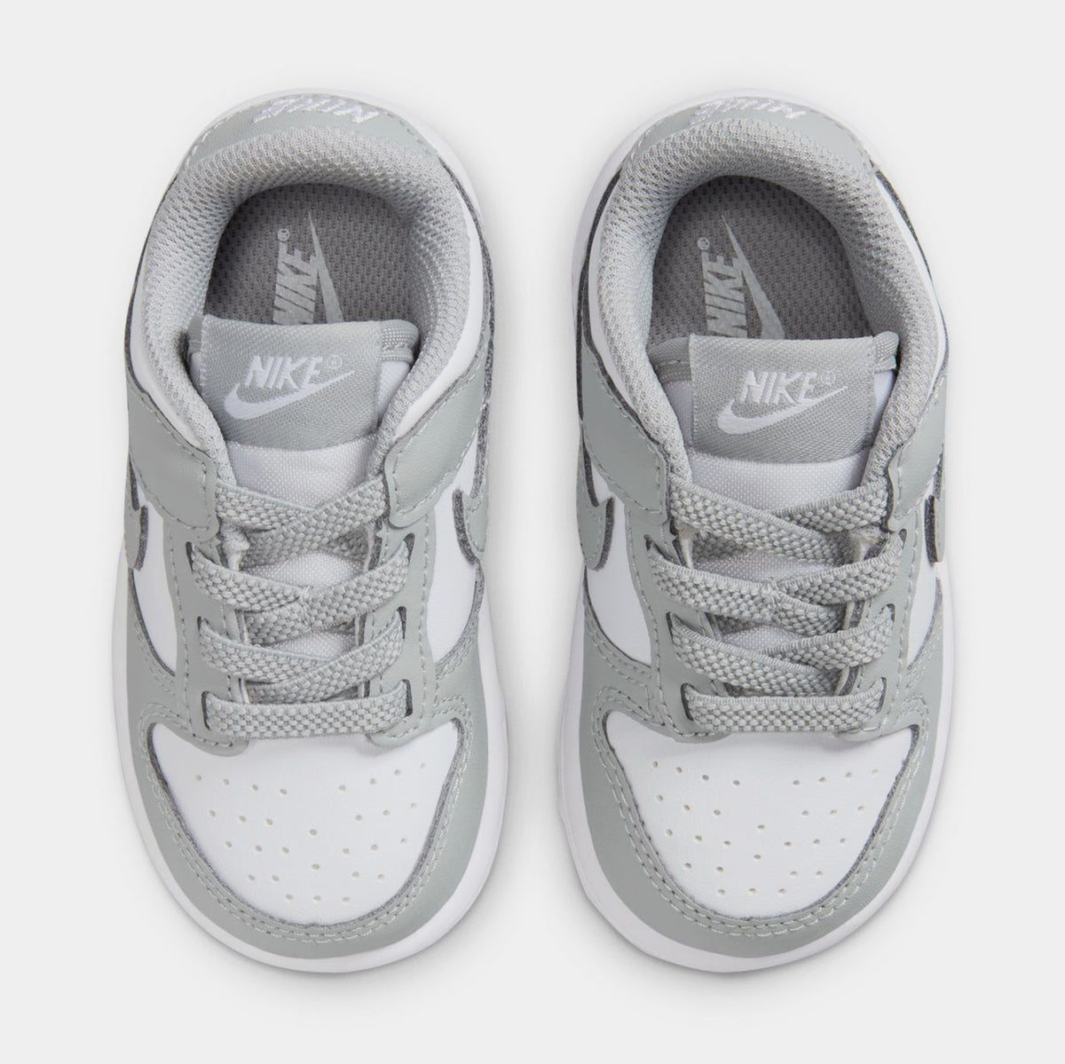 Nike Dunk Low Infant Toddler Lifestyle Shoes White White Light Smoke ...
