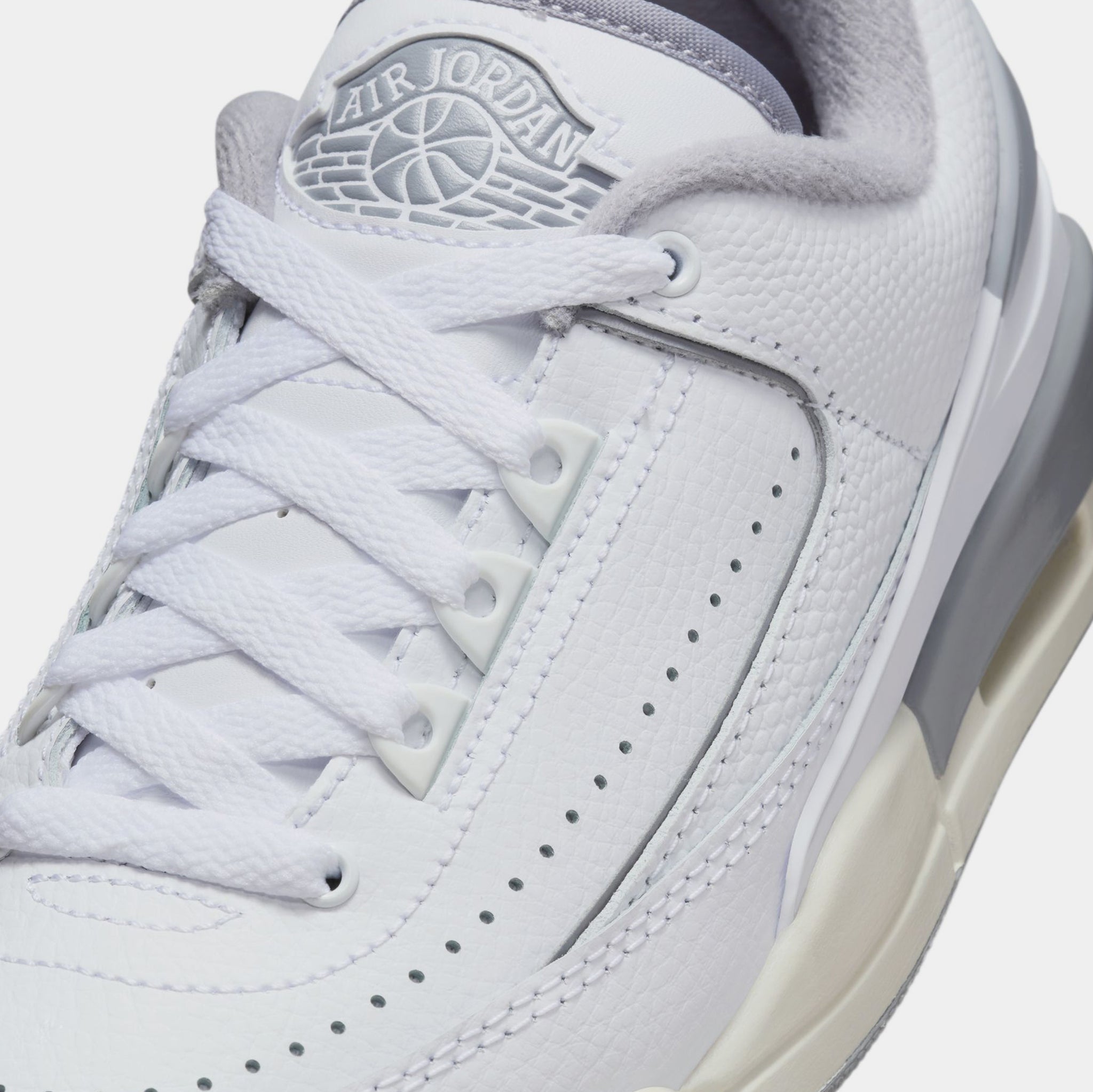 Jordan Air Jordan 2 3 Grade School Lifestyle Shoes White Cement Grey ...