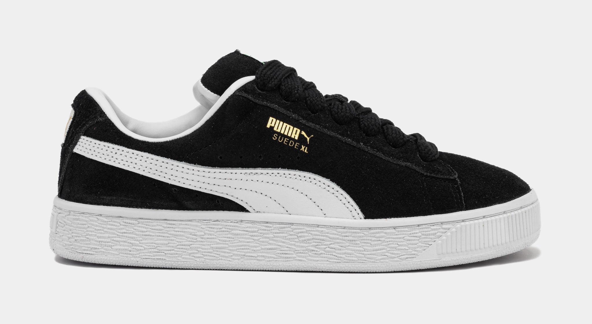 PUMA Suede XL Grade School Lifestyle Shoes Black White 396577 02 – Shoe ...