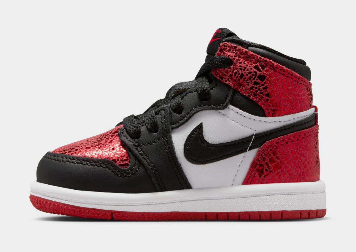 Jordan Air Jordan 1 Retro High OG Ruby Infant Toddler Lifestyle Shoes ...