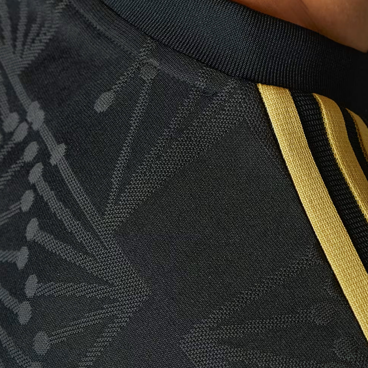 adidas Mexico National Gold Cup Authentic Mens Jersey Black Gold JF2639 ...