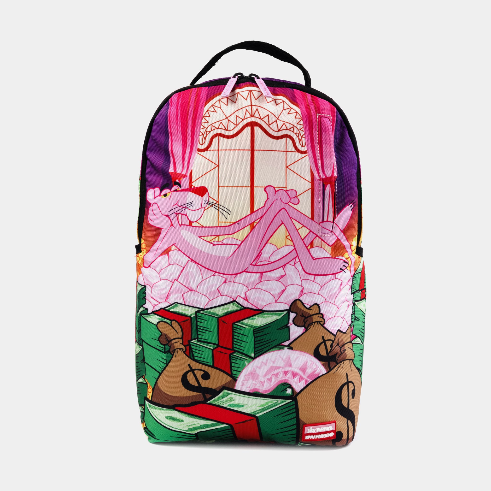 cartoon backpack pink