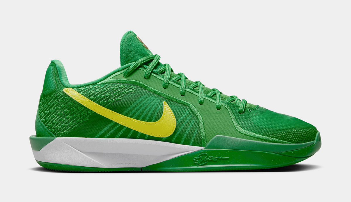 Nike Sabrina 2 Oregon Womens Basketball Shoes Apple Green Yellow Strike ...