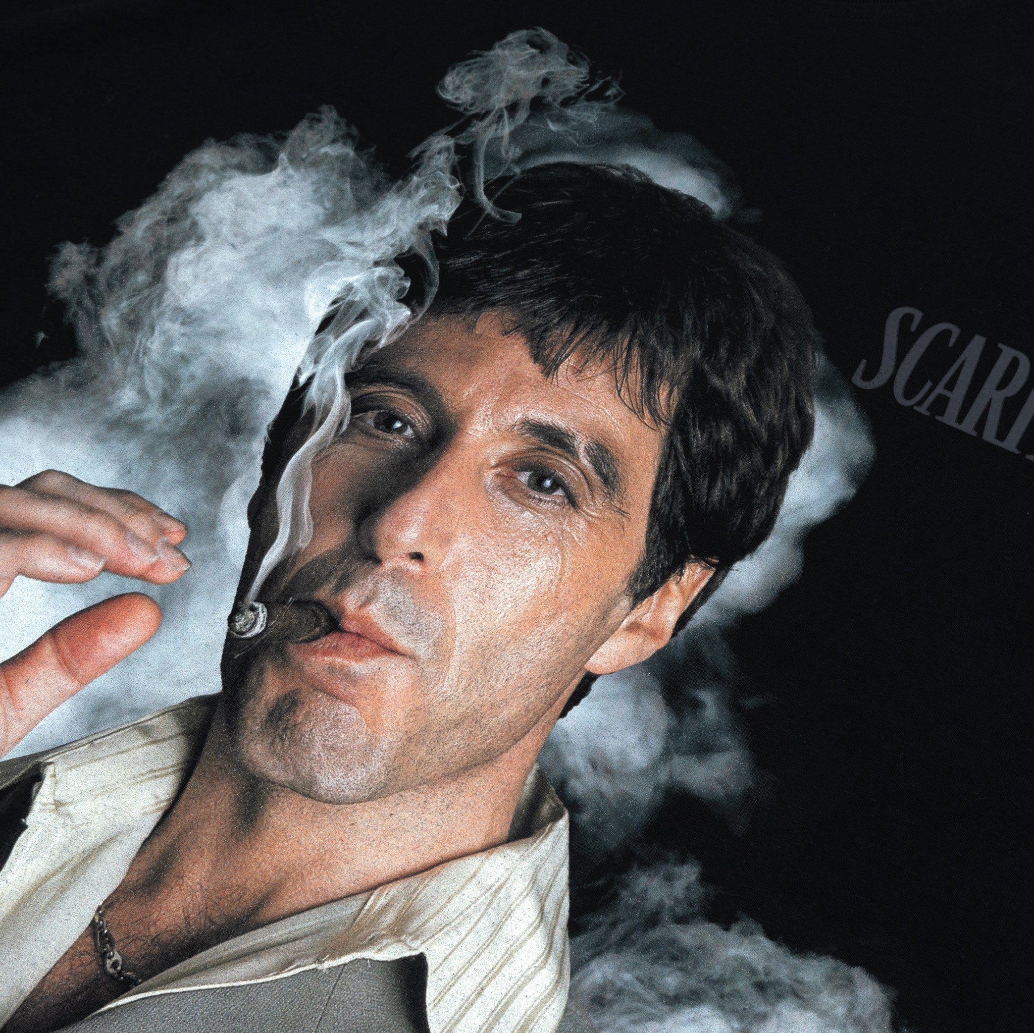 Shoe Palace SP x Scarface Smoke Light Mens Short Sleeve Shirt Black ...