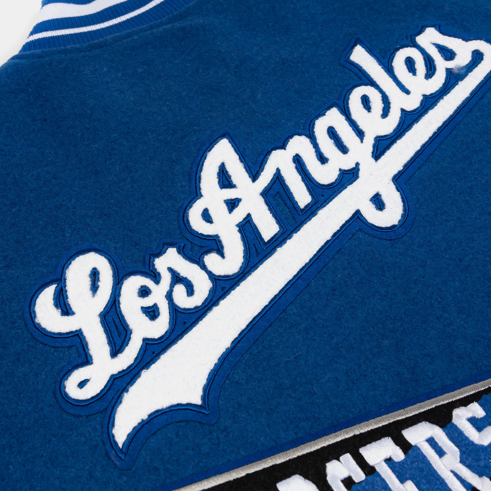 Pro Standard Los Angeles Dodgers Pennants Varsity Mens Jacket Blue ...