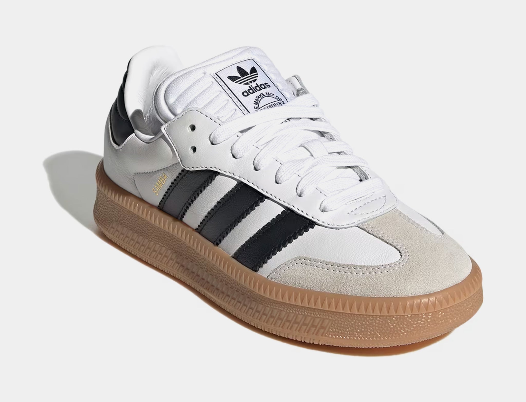 adidas Samba XLG Grade School Lifestyle Shoes White Black JH6516 – Shoe ...