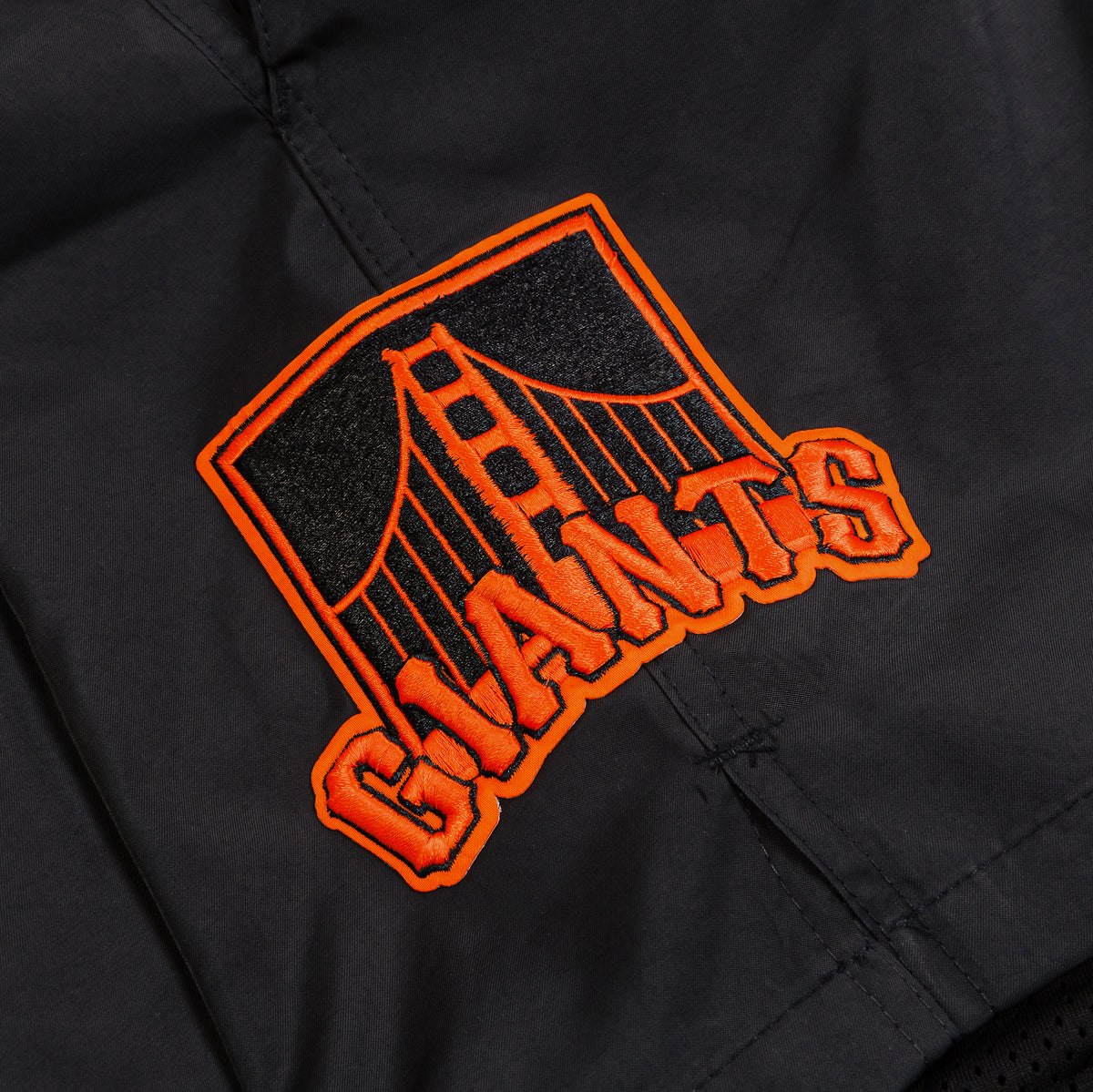 Pro Standard San Francisco Giants Woven Mens Shorts Black Orange ...