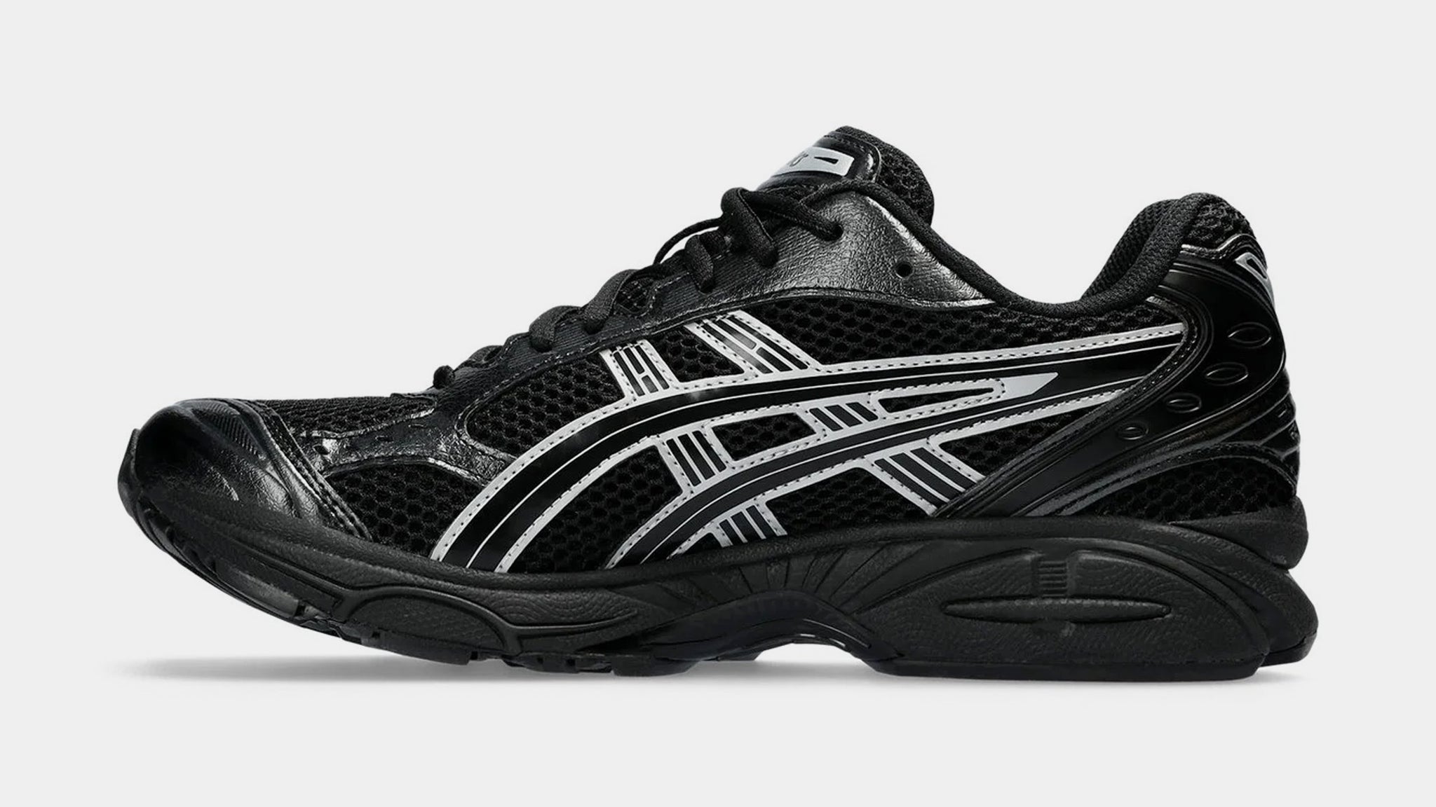 ASICS Gel Kayano 14 Mens Running Shoes Black Pure Silver 1201A019-006 ...