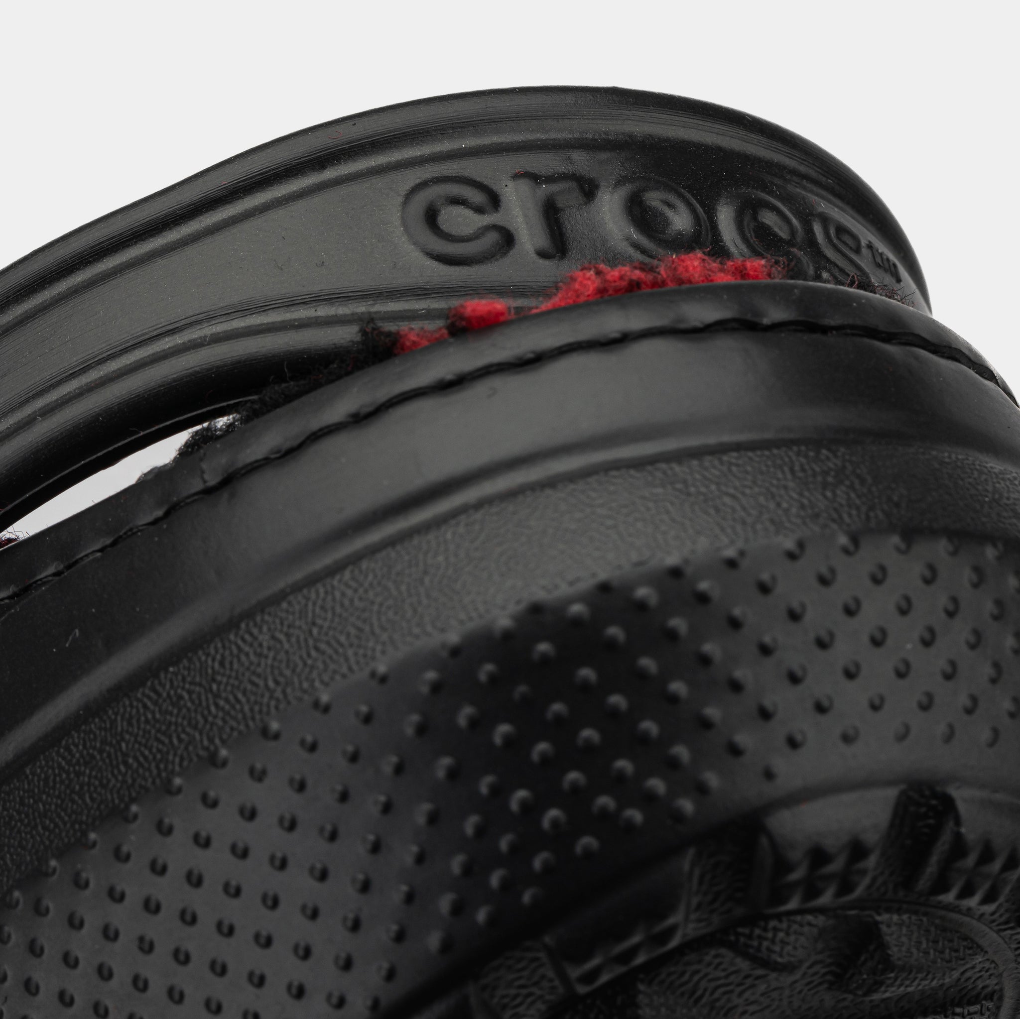 Crocs Classic Clog Buffalo Check Mens Sandals Black Red 210738-001 ...