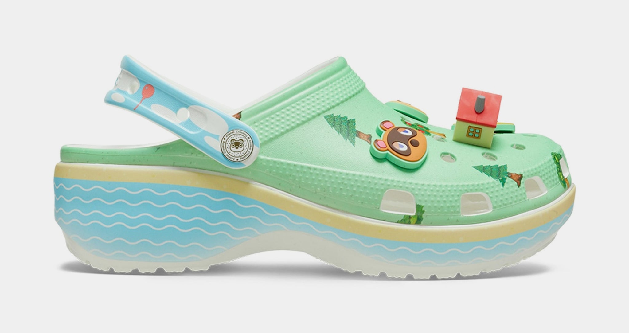 Crocs Animal Crossing Classic Clog Preschool Grade School Sandals Multi ...