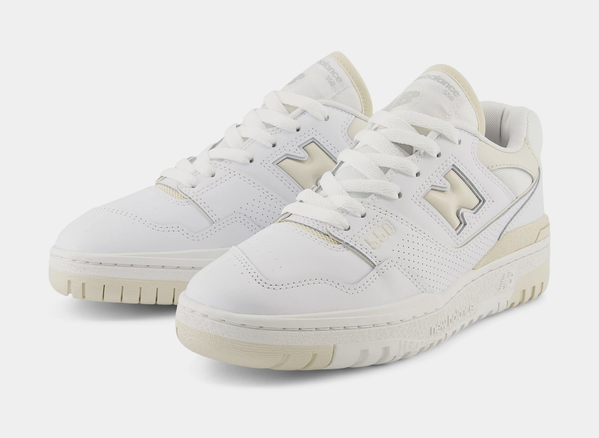 New Balance 550 Womens Lifestyle Shoes White Linen BBW550BK – Shoe Palace