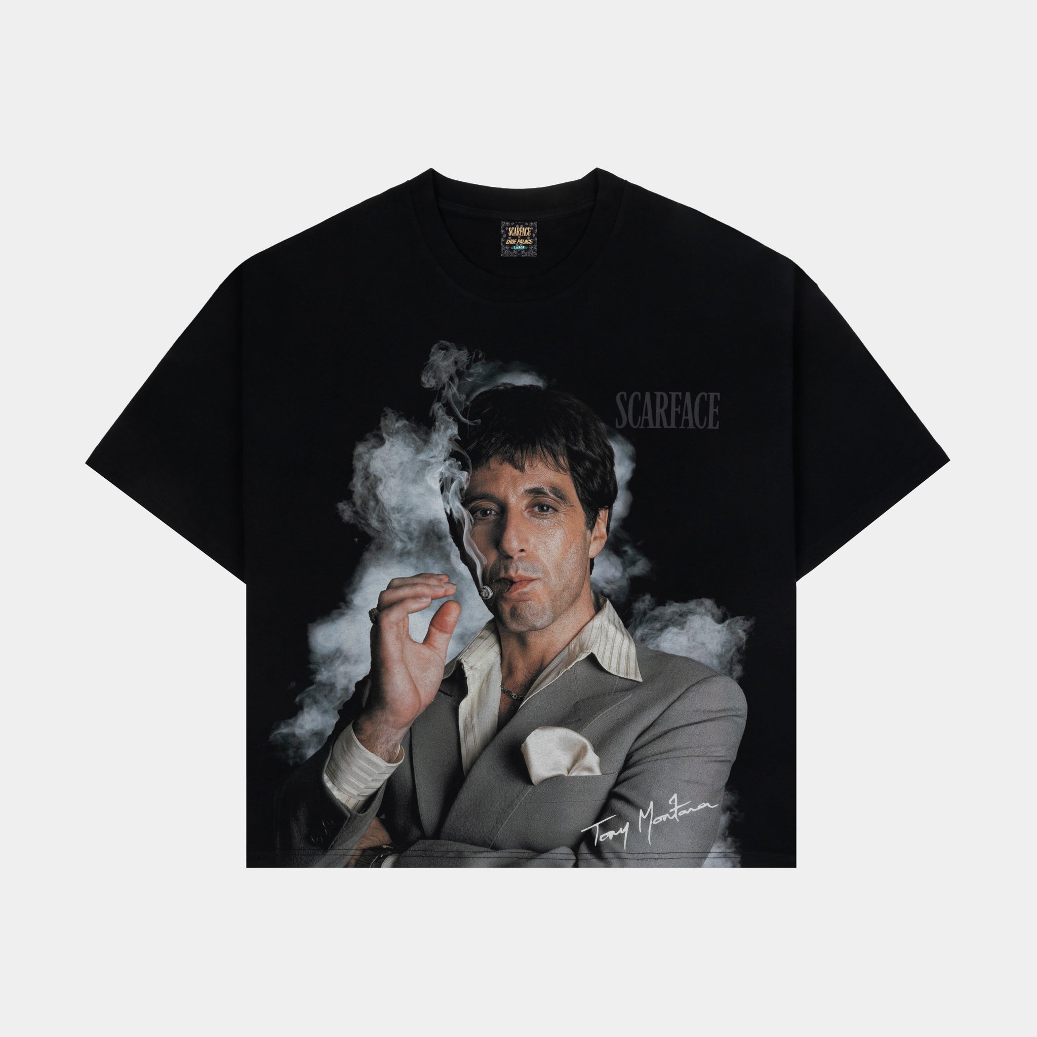 Shoe Palace SP x Scarface Smoke Light Mens Short Sleeve Shirt Black ...
