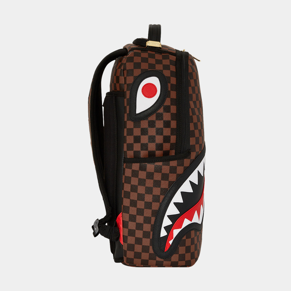 Sprayground Sawtooth Sharks In Paris Mens Backpack Brown Black ...