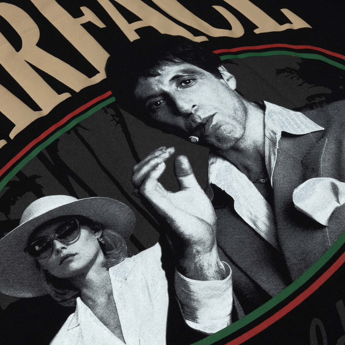 Shoe Palace SP x Scarface Cigar Mens Short Sleeve Shirt Black Green ...