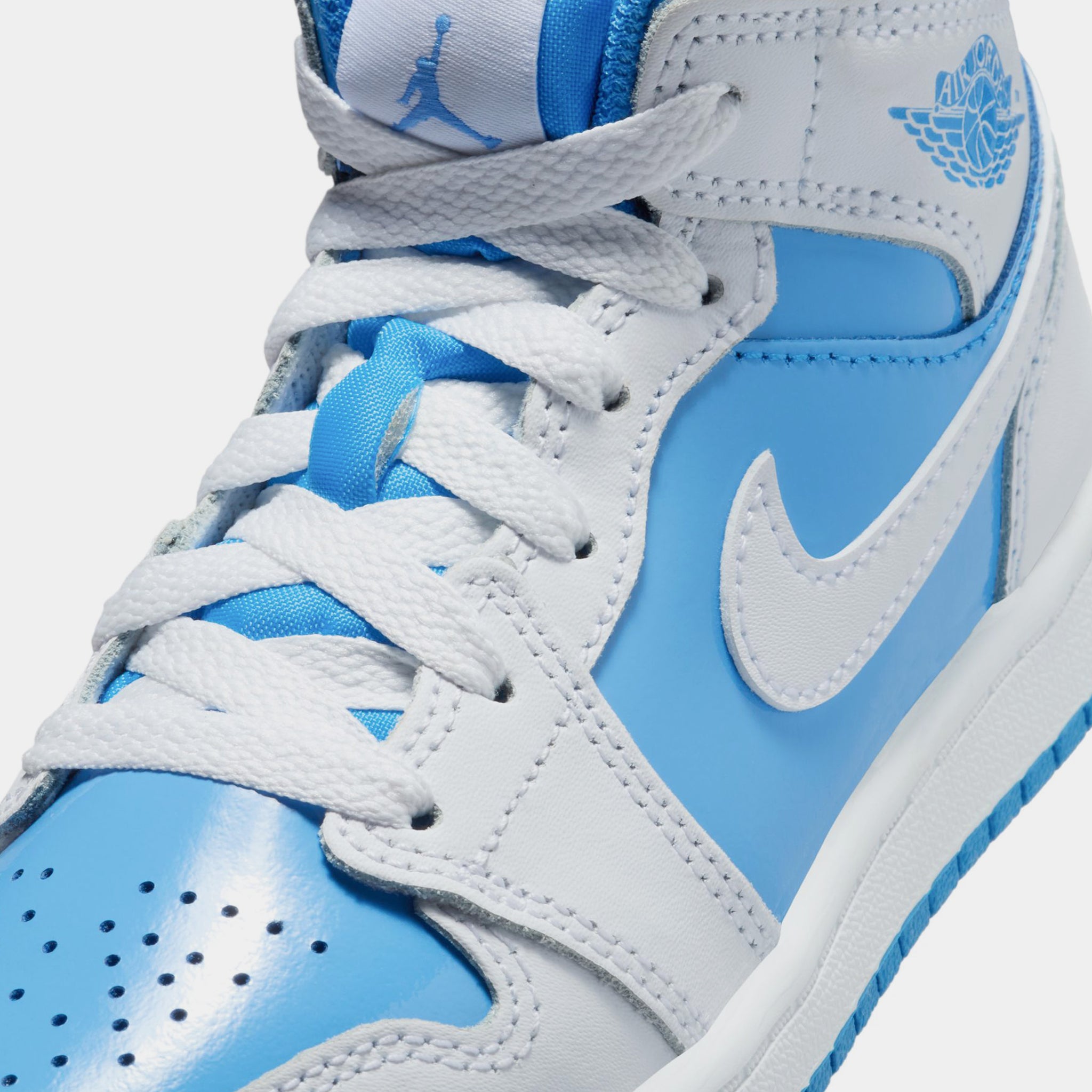 Jordan Air Jordan 1 Retro Mid Legend Blue Preschool Lifestyle Shoes ...