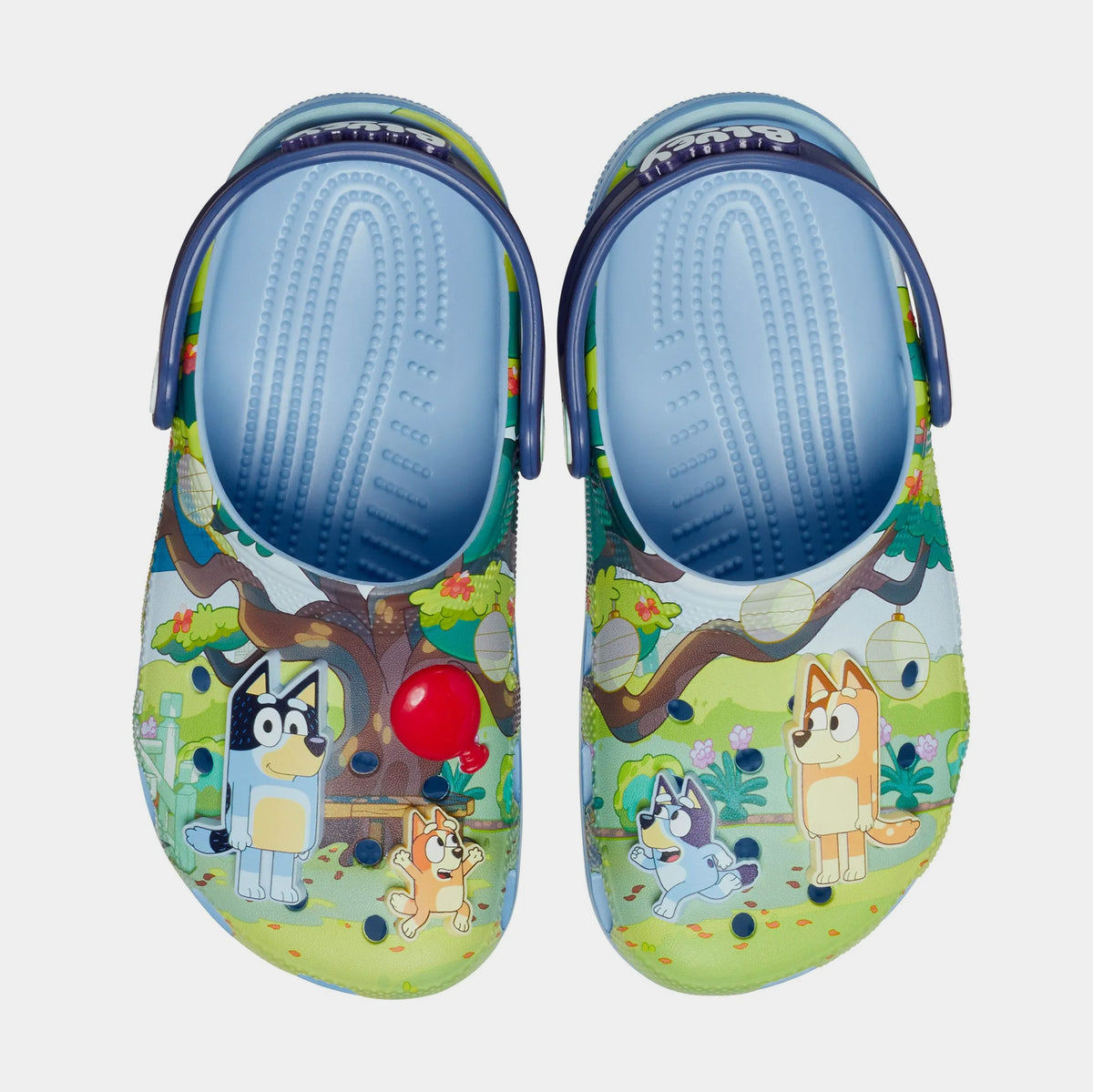 Crocs Classic Clog Bluey Infant Toddler Sandals Blue Free Shipping ...