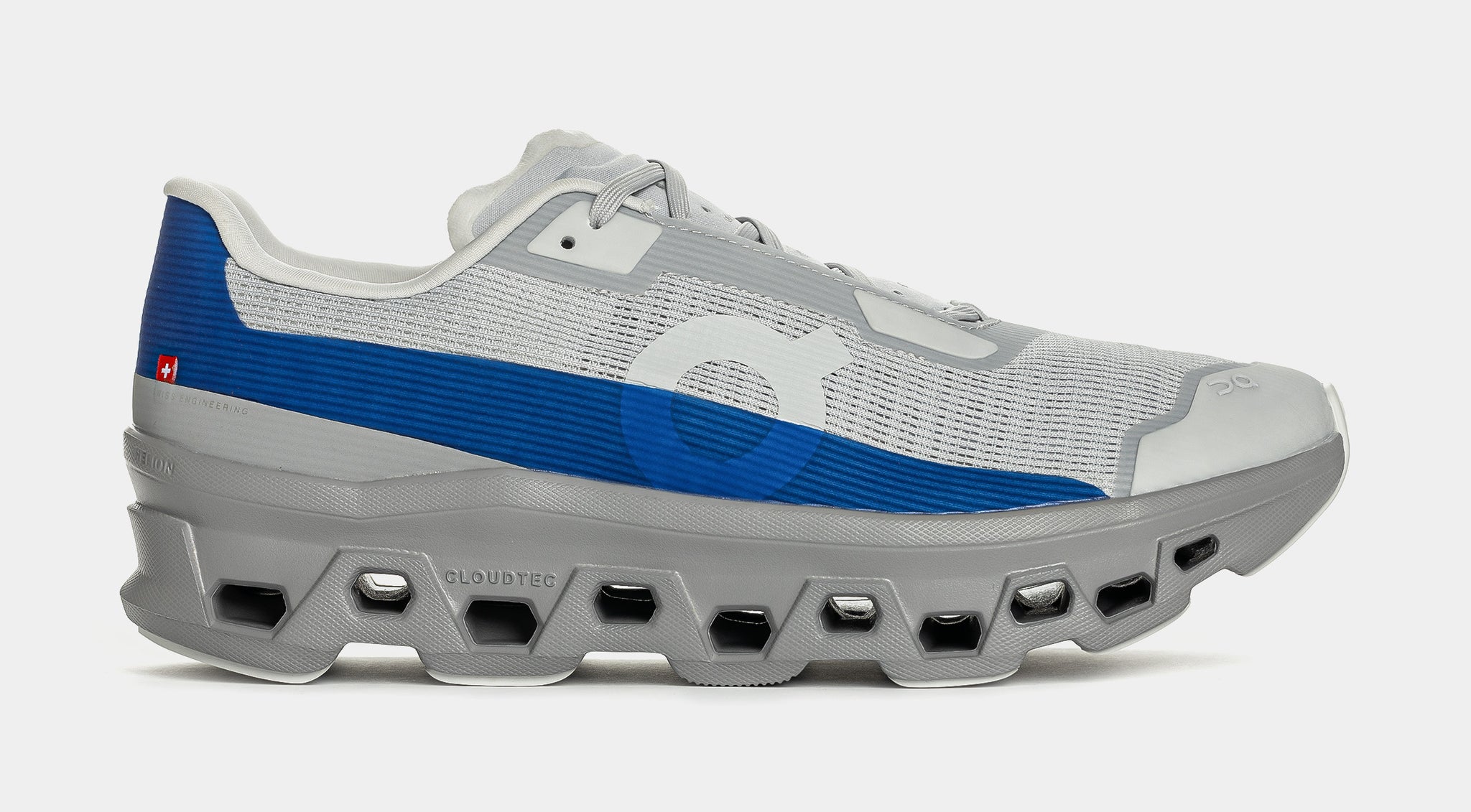 On Cloudmonster Void Mens Running Shoes Grey Blue 3MG10911536 – Shoe Palace