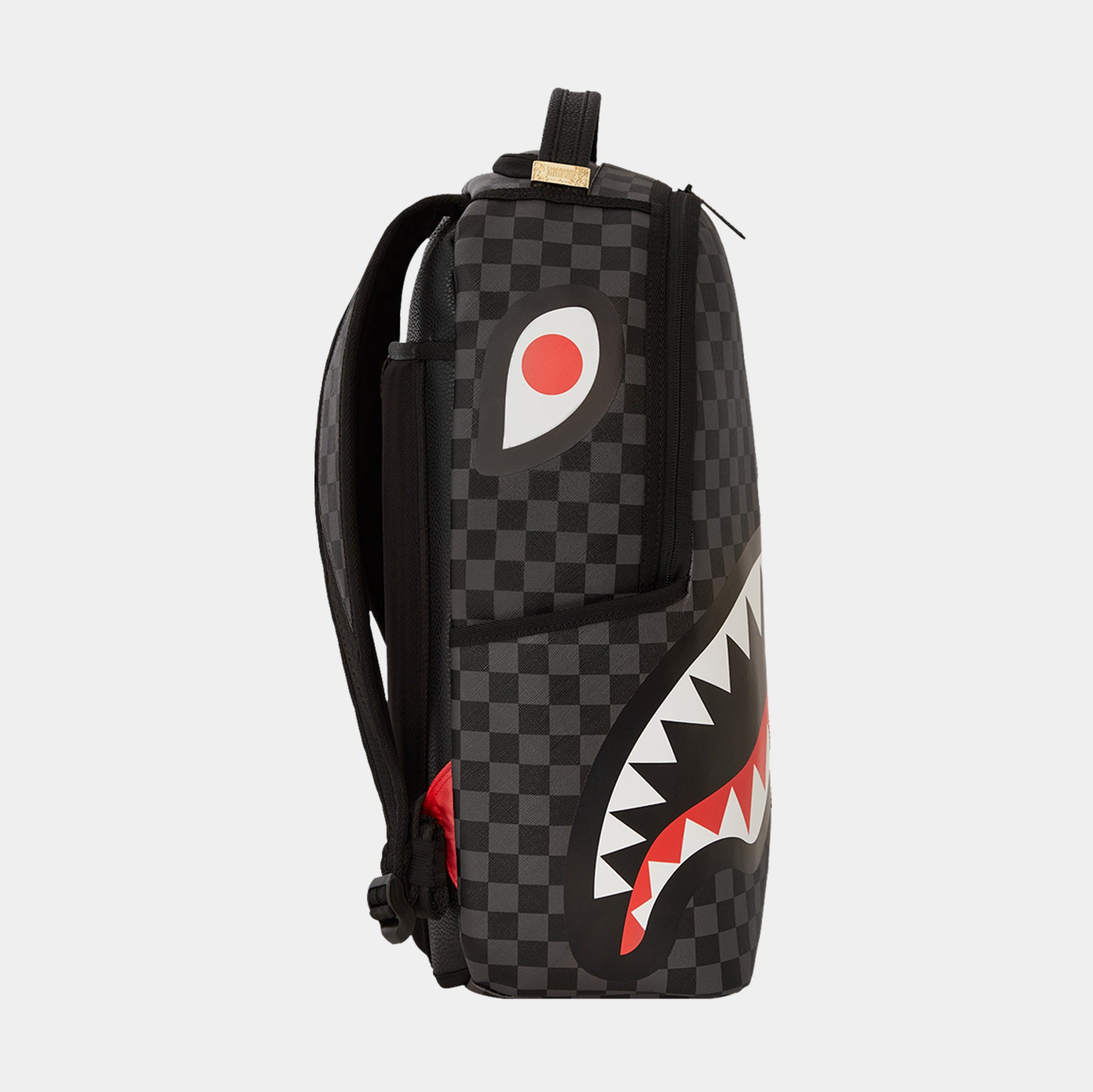 Sprayground Unfinished Shark Checkered Mens Backpack Black White ...