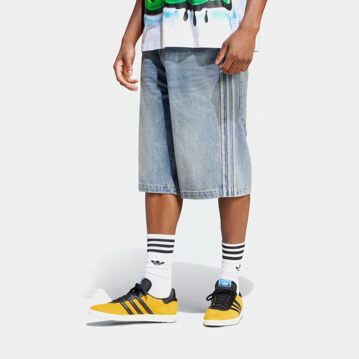 adidas Adilenium Season 3 Denim Mens Shorts Indigo Navy JY6290 – Shoe ...