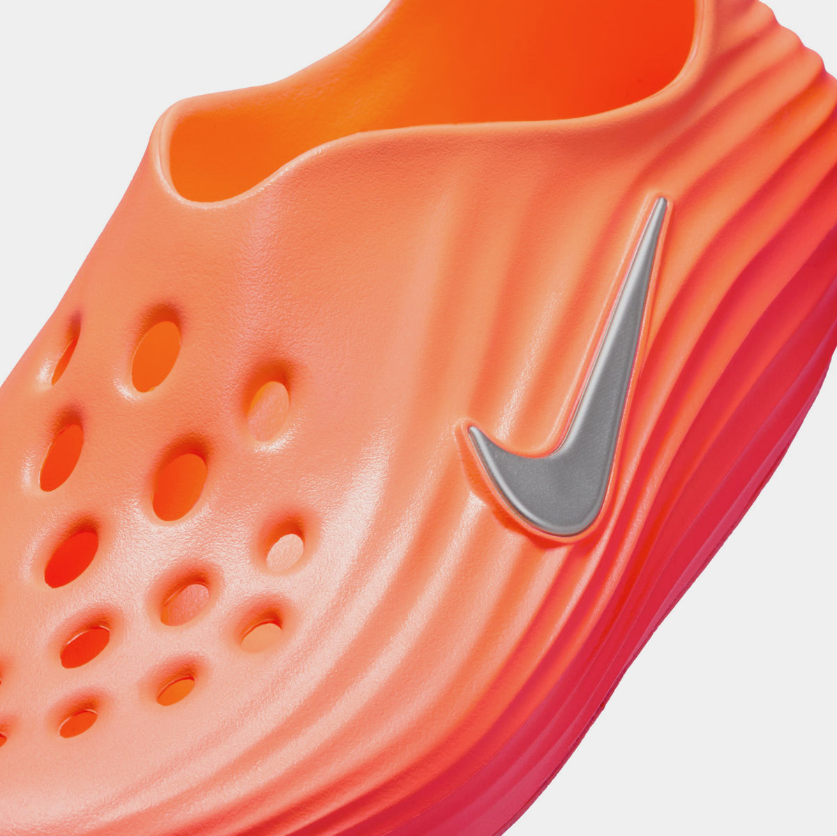 Nike Reactx Rejuven8 Mens Sandals Team Orange Metallic Silver Total ...