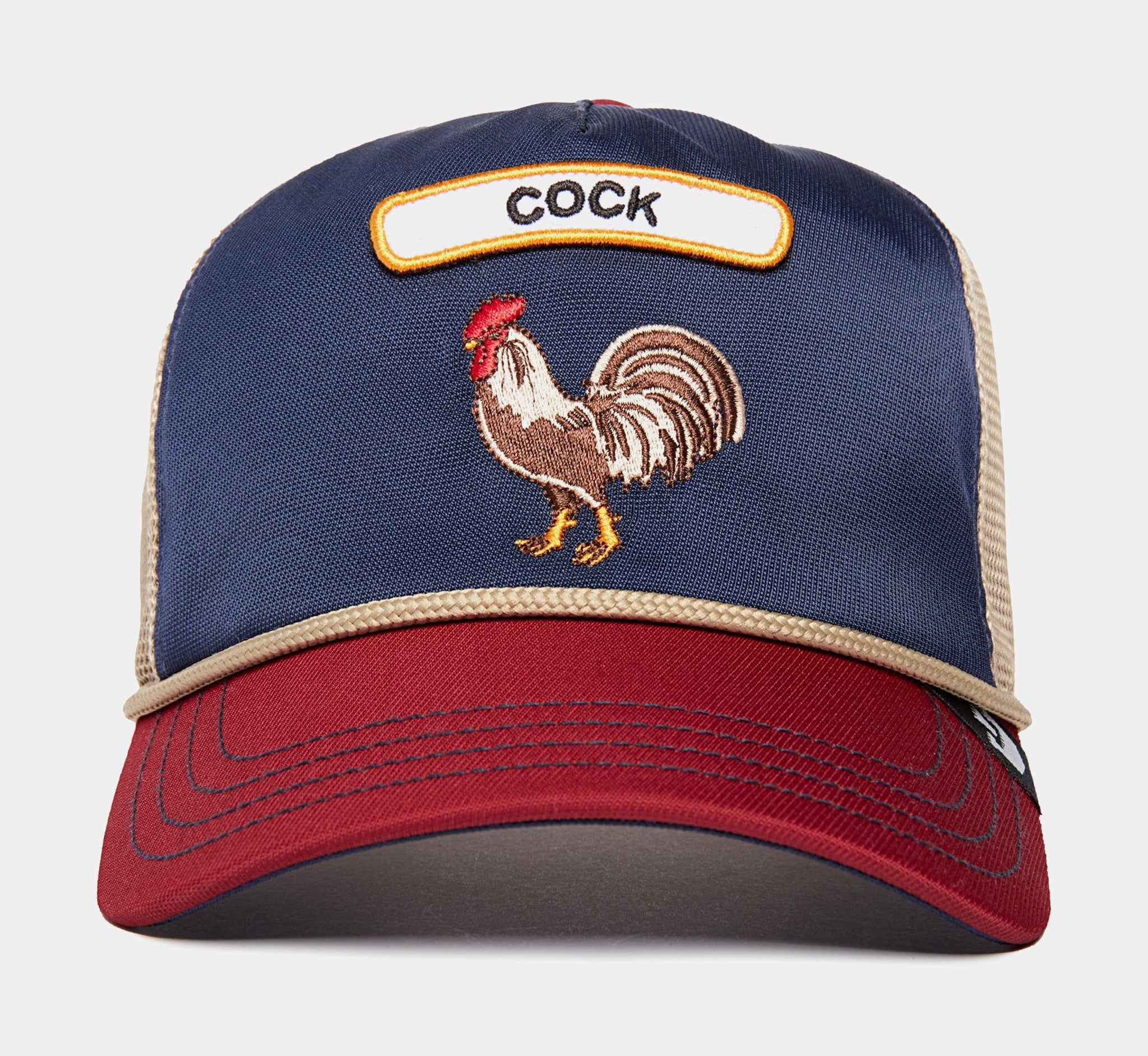 Goorin Bros The Rooster RLXD Trucker Mens Hat Red Navy 101-1540-NVY ...