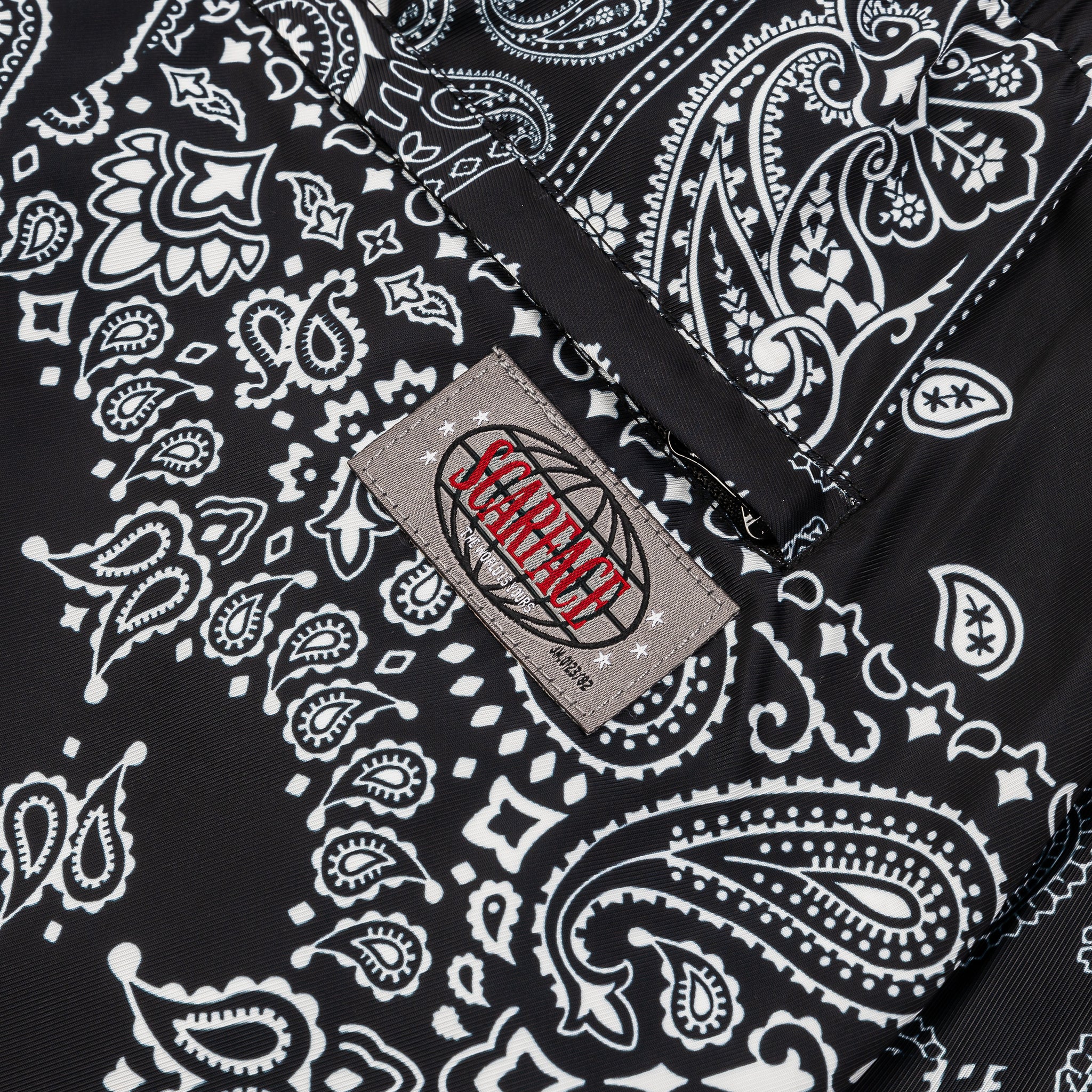 Shoe Palace SP x Scarface Split Hybrid Mens Shorts Black Red SFHS606 ...