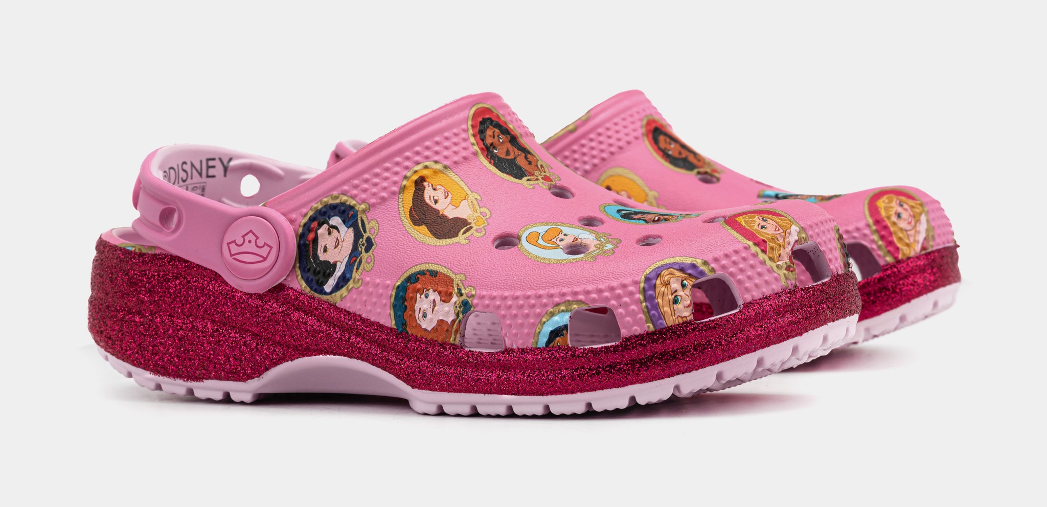 Crocs Disney Princess Classic Clog Preschool Grade School Sandals Soft ...