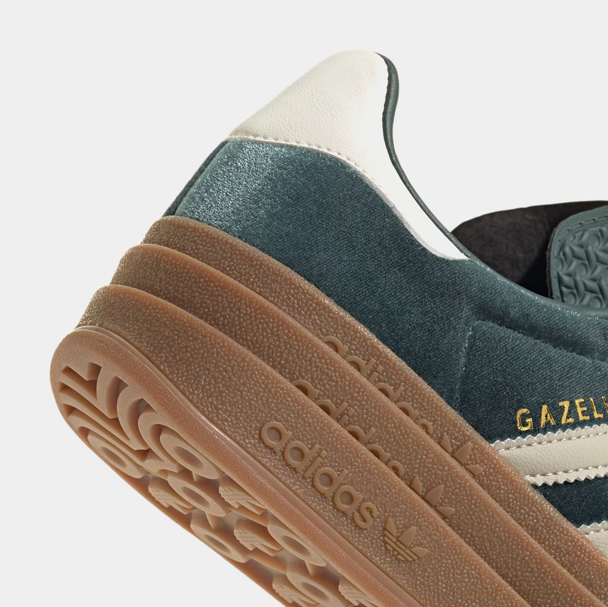 adidas Gazelle Bold Womens Lifestyle Shoes Mineral Green Putty Grey ...