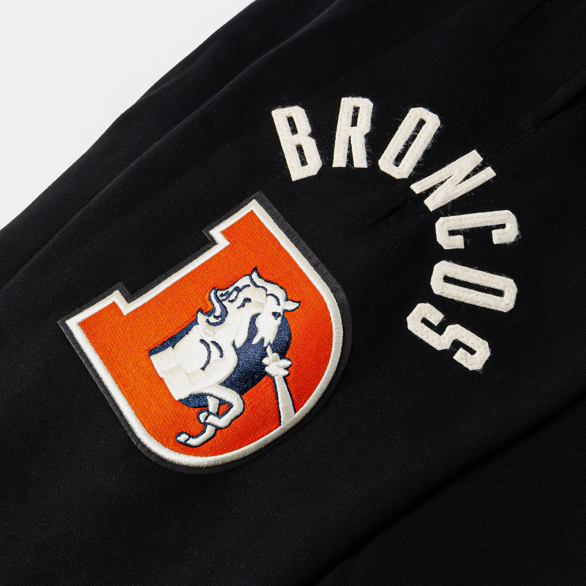 Pro Standard Denver Broncos Original Fleece Mens Sweatpants Black White ...