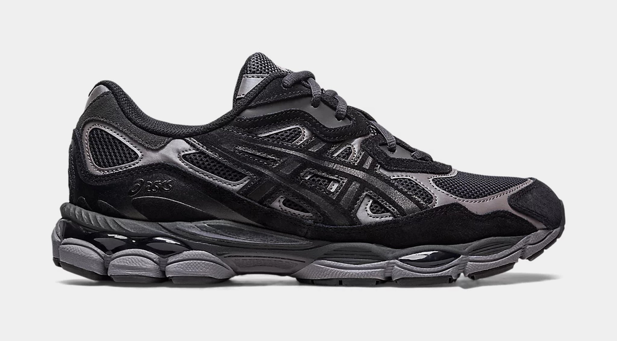 ASICS GEL NYC Graphite Grey Mens Running Shoes Graphite Grey Black ...