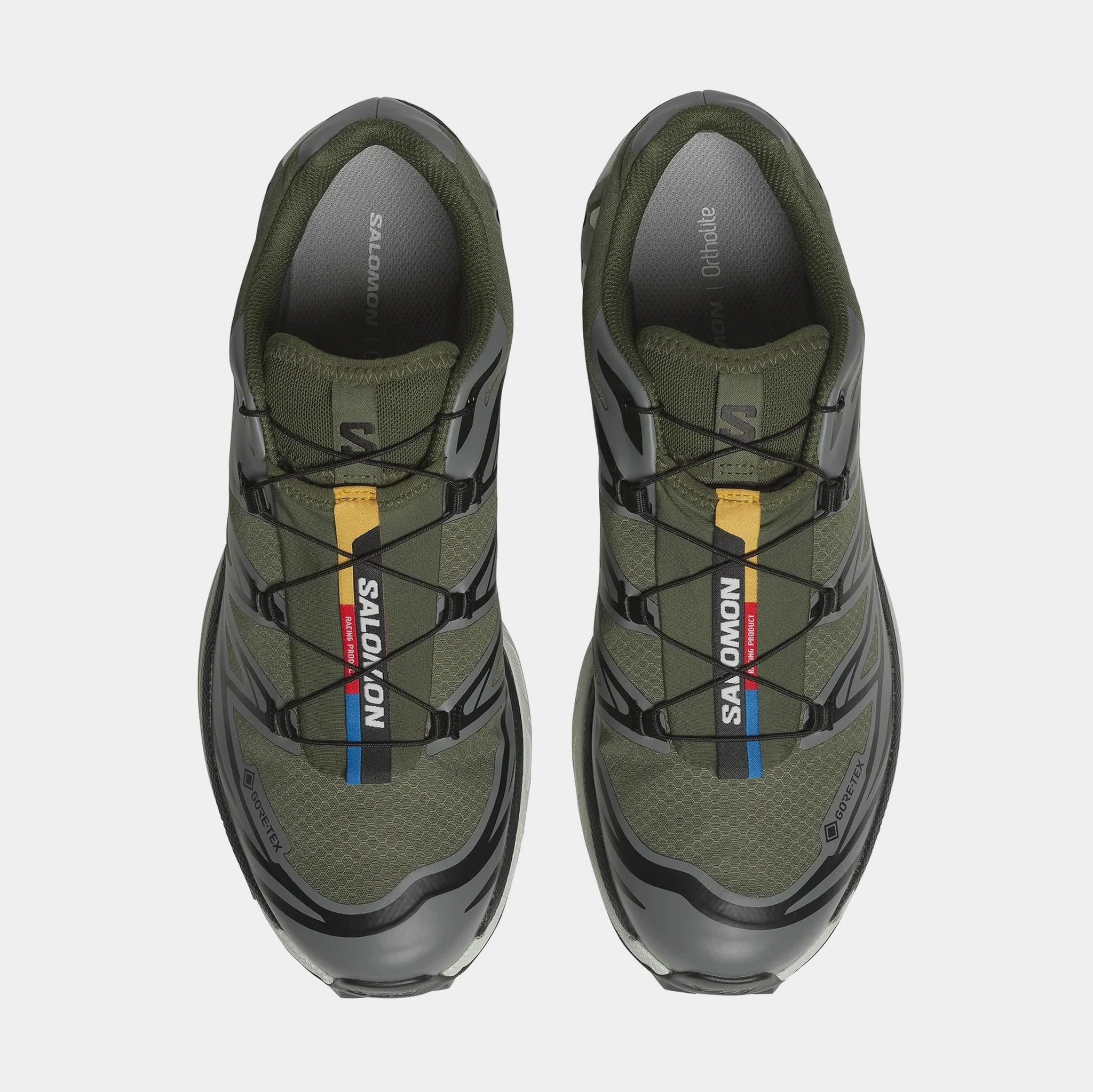 Salomon XT-6 GORE-TEX Mens Running Shoes Olive Night Sedona Sage Black L47732700 – Shoe Palace