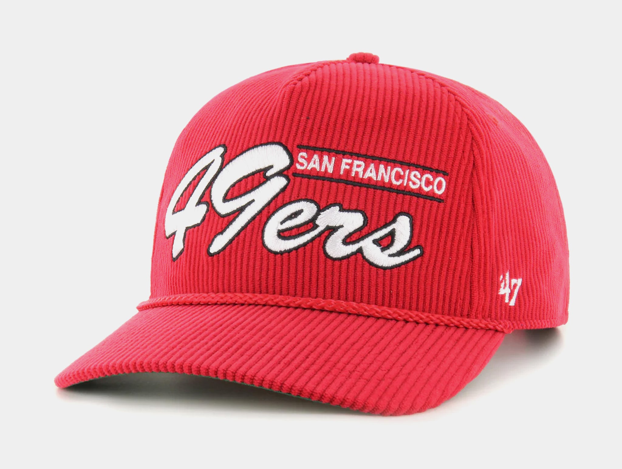 49ers snapback red