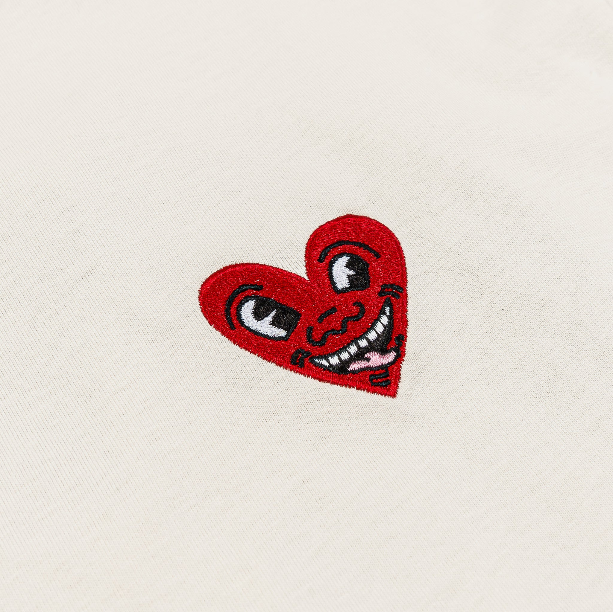 Shoe Palace SP x Keith Haring Show Mens Short Sleeve Shirt Beige Red ...