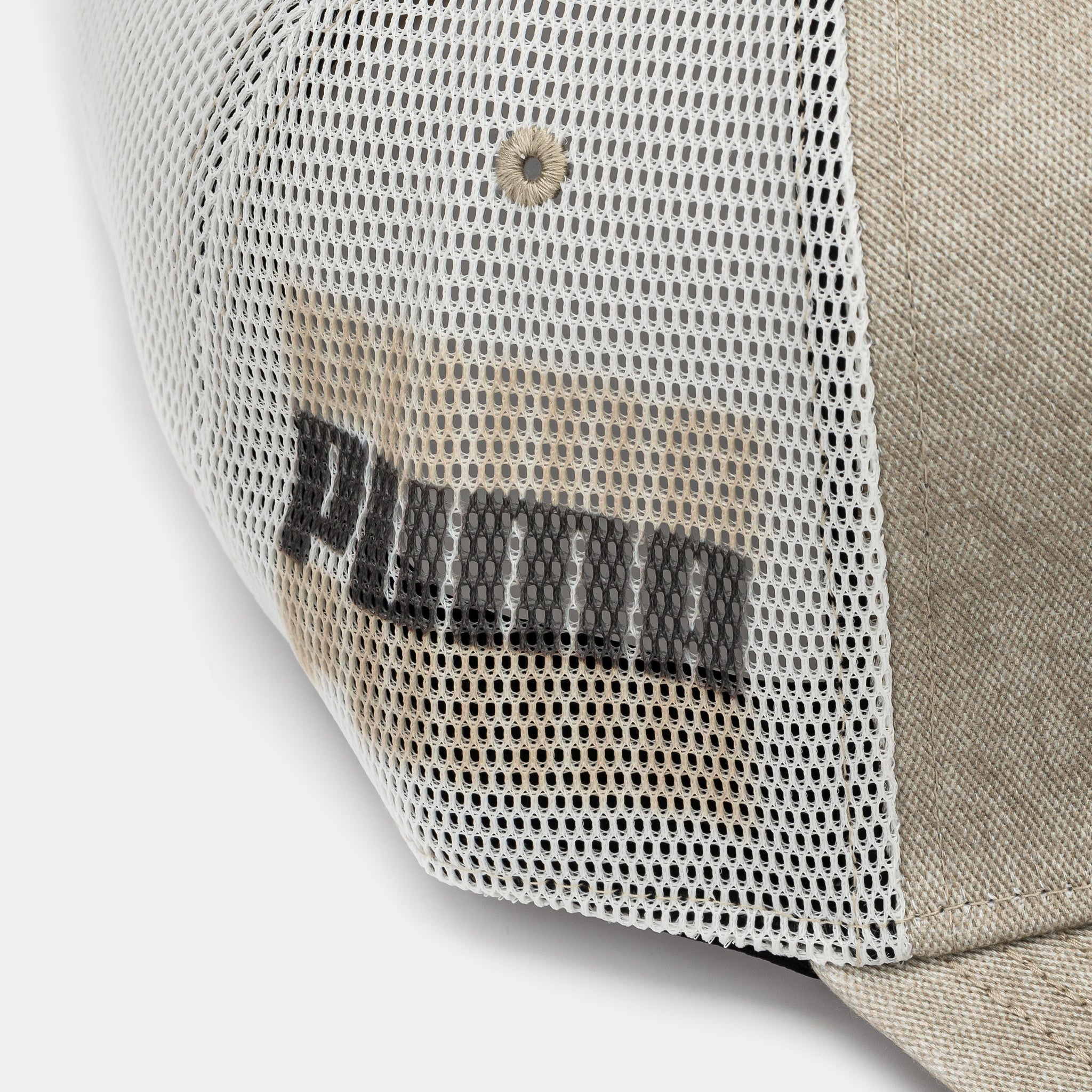 PUMA Desert Sun Scuderia Ferrari Race Trucker Mens Hat Yellow Beige ...