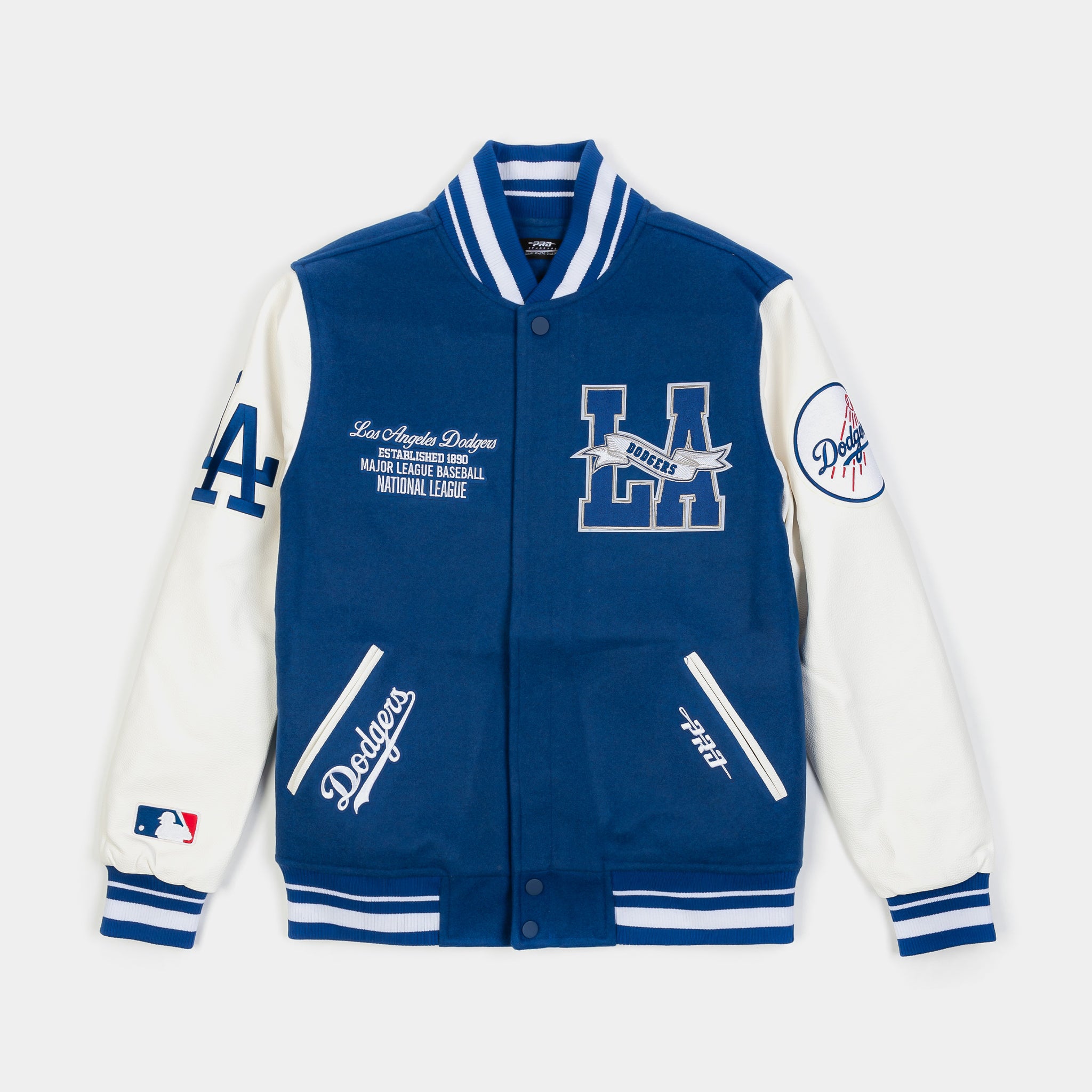 Pro Standard Los Angeles Dodgers Pennants Varsity Mens Jacket Blue ...