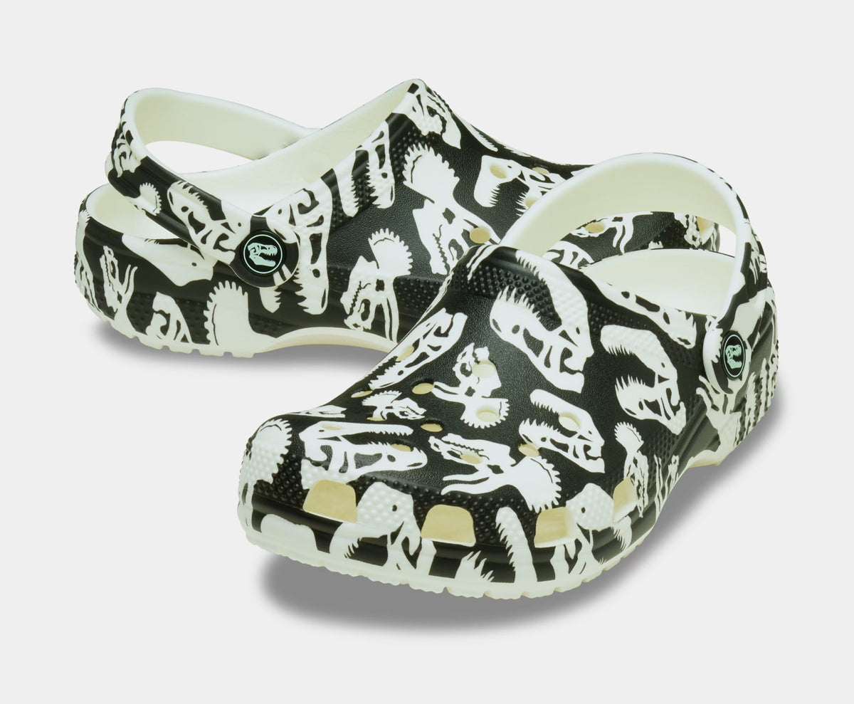 Crocs Classic Clog Glow Dino Infant Toddler Sandals Bright Green 211964 ...