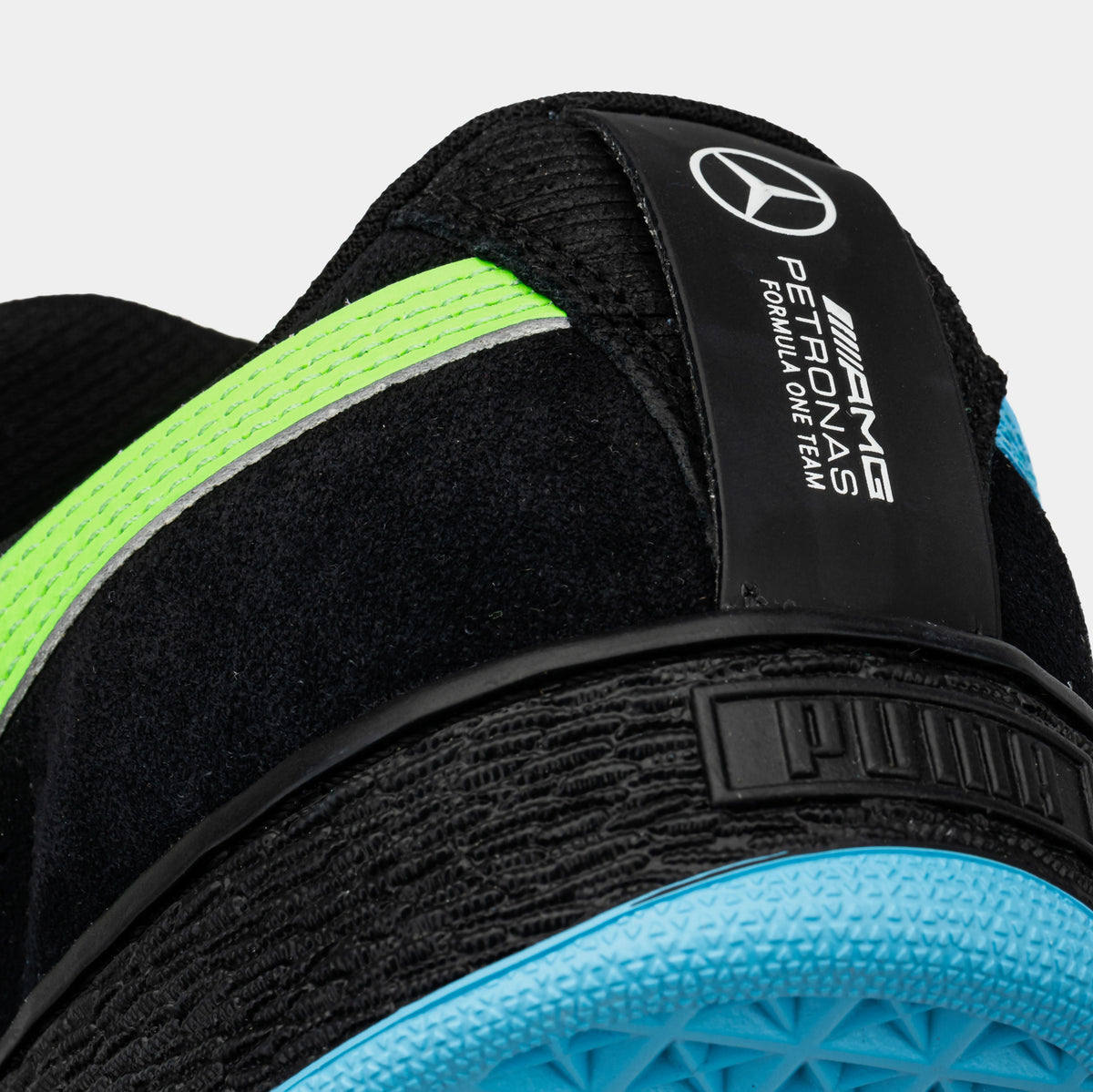 PUMA MAPF1 Neon Energy Suede XL Mens Lifestyle Shoes Sheen Green Black ...