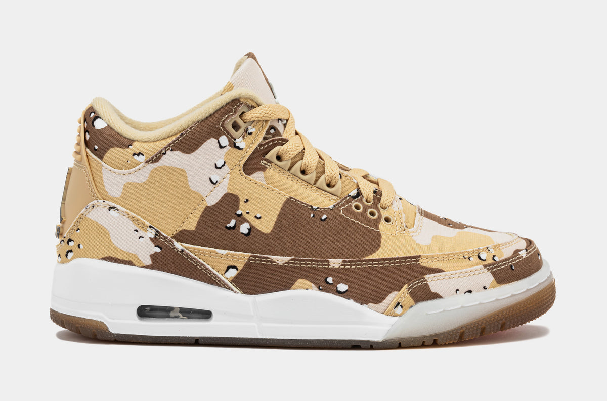 Jordan Air Jordan 3 Retro Tex Desert Camo Womens Lifestyle Shoes ...