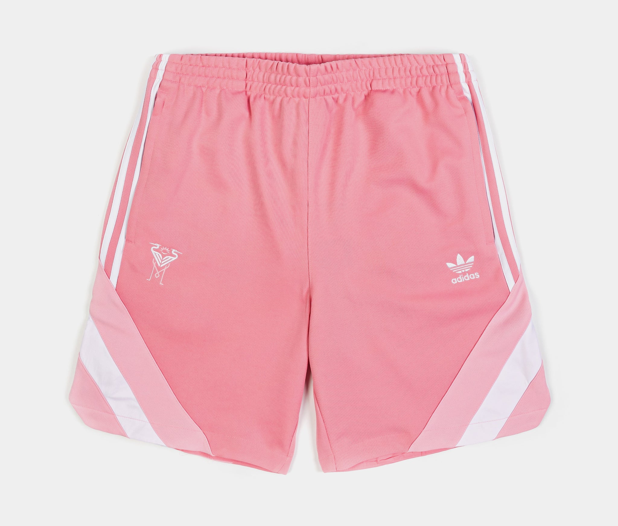 adidas pink and grey shorts
