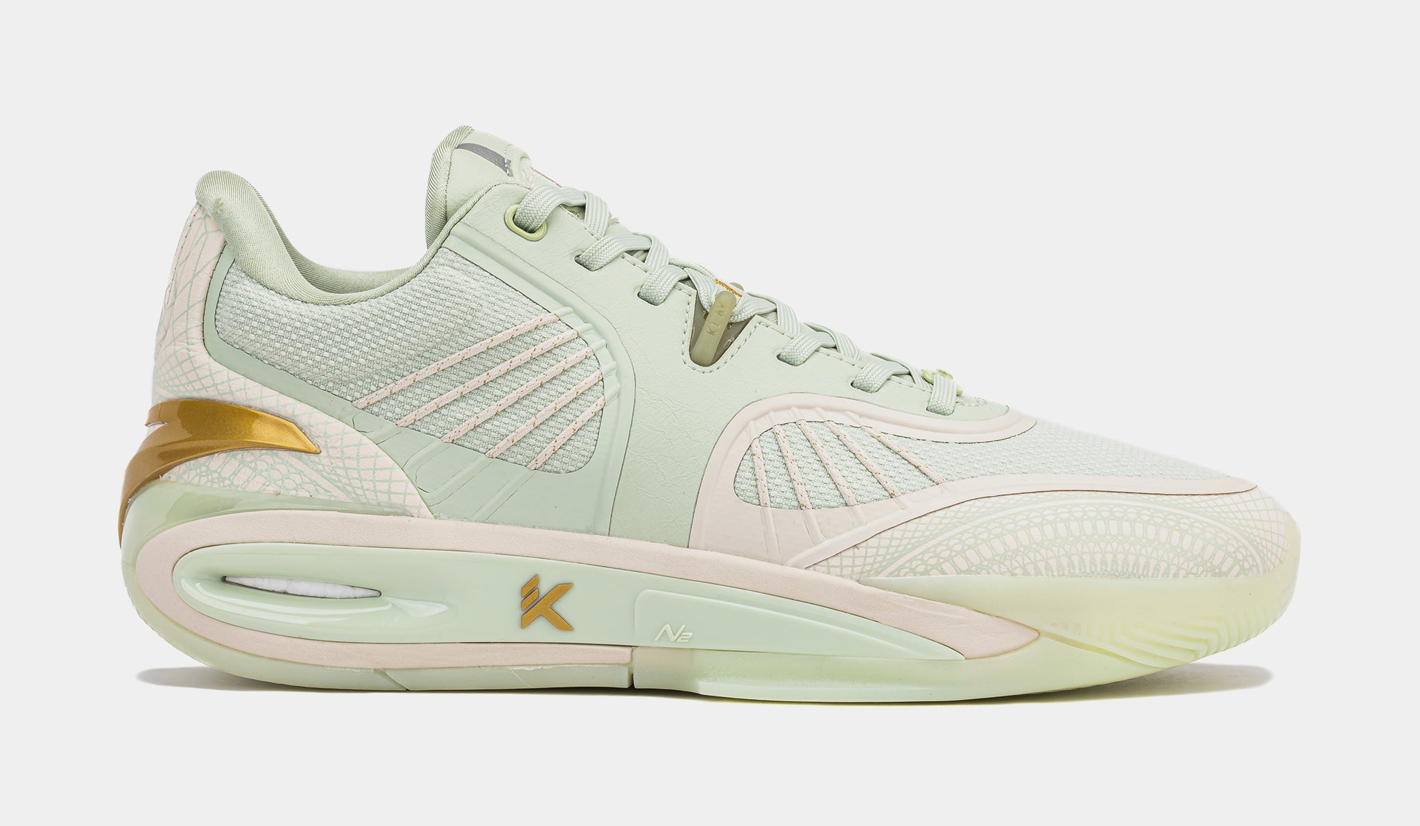 ANTA KT 10 Moneyball Mens Basketball Shoes Green Gold White 8125A1101S ...