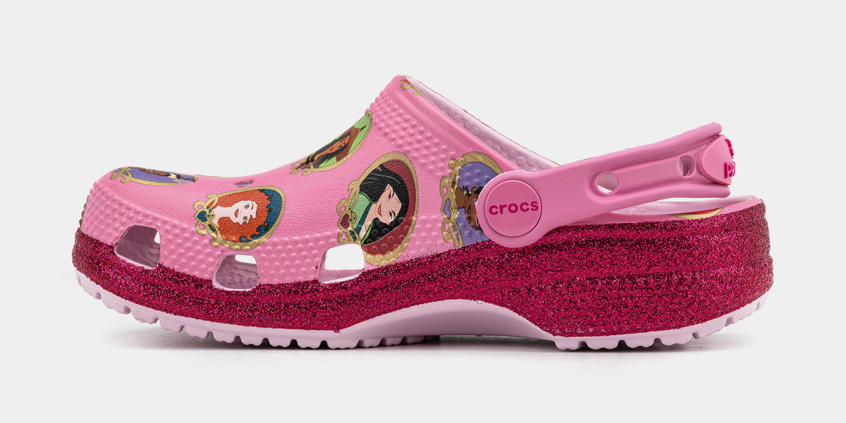 Crocs Disney Princess Classic Clog Preschool Grade School Sandals Soft ...