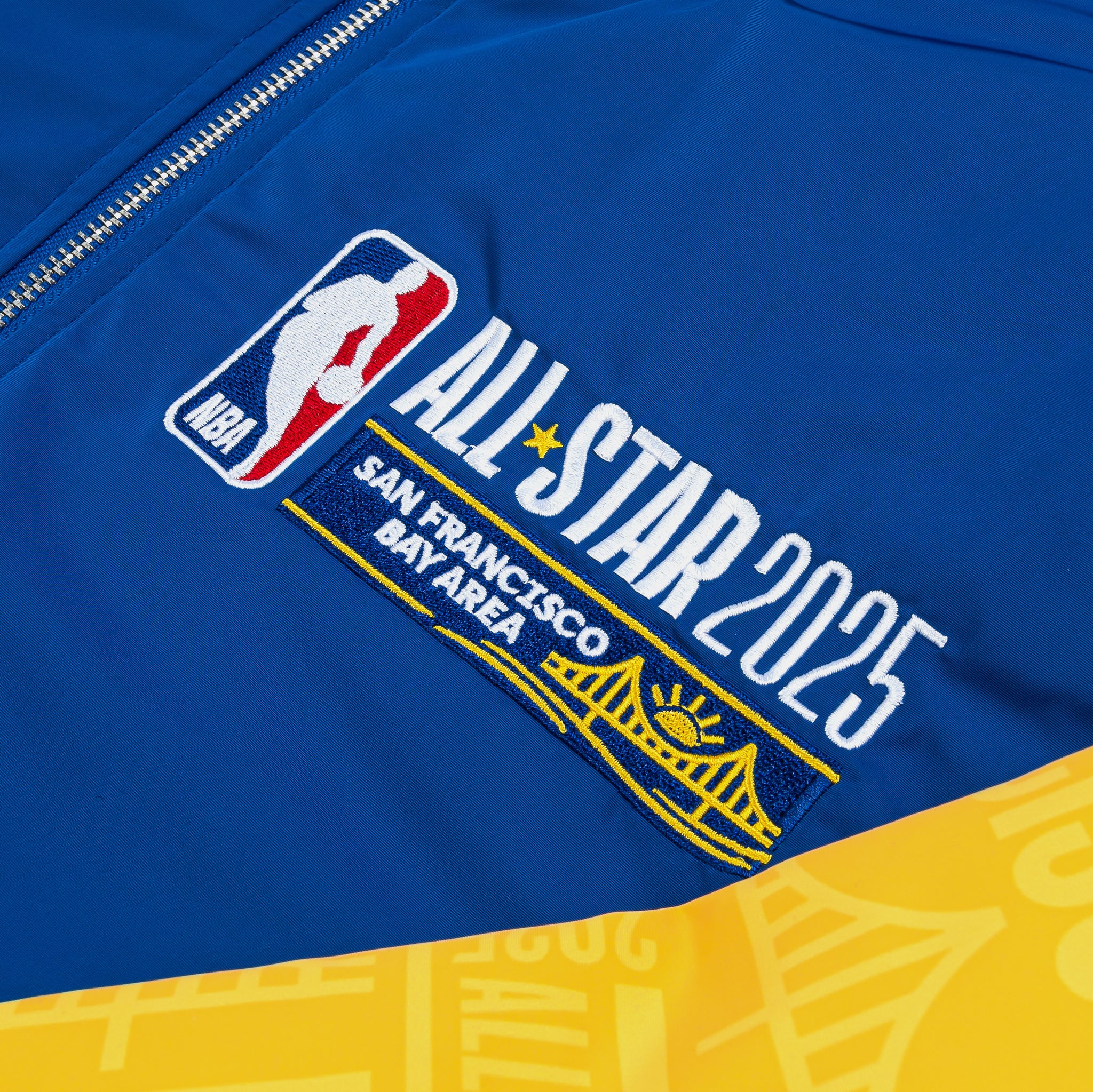 JH Distributors NBA All Star 2025 Reversible Mens Jacket Blue Yellow ...
