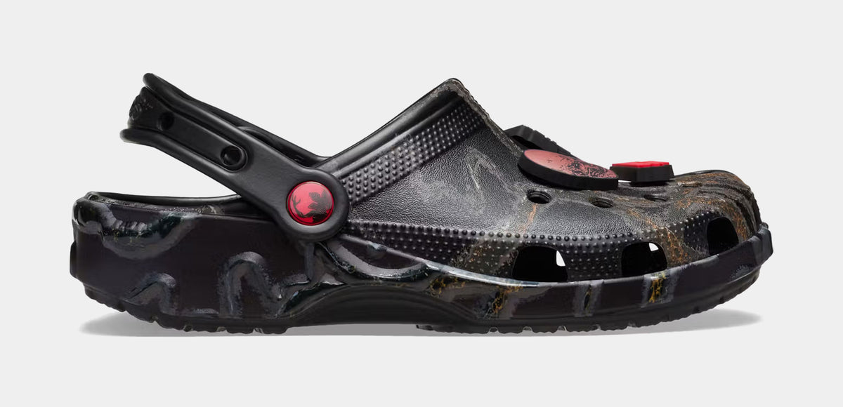 Crocs Stranger Things Classic Clog Mens Sandals Black Red 212074-90H ...